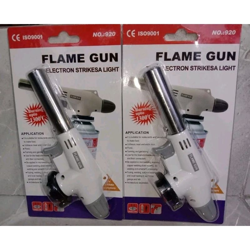 Jual FLAME GUN ELECTRON 920 KOMPOR GAS TEMBAK TANGAN PORTABEL | Shopee ...