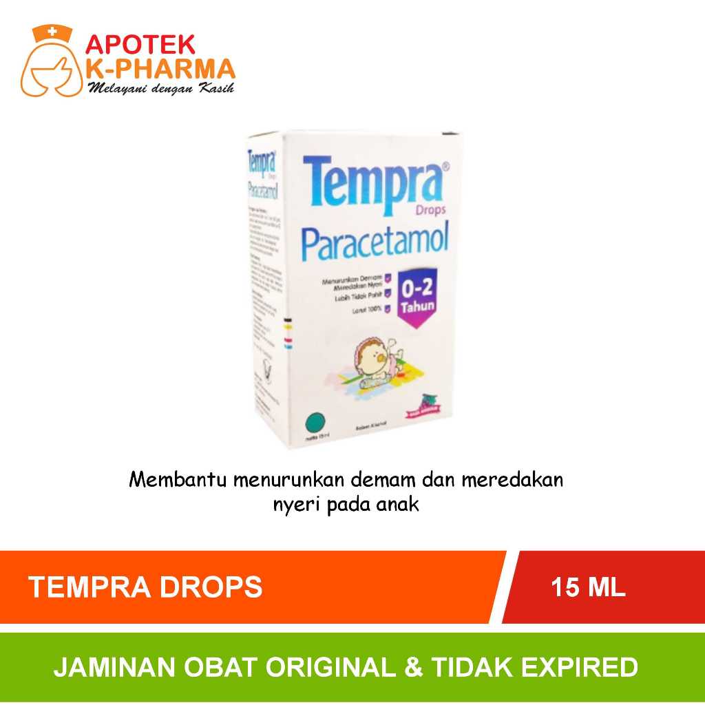 Jual Tempra Drops Isi 15ml Obat Original | Shopee Indonesia