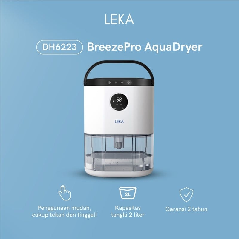 Jual LEKA DEHUMIDIFIER DH6223 DH 6223 BREEZE PRO BREEZEPRO AQUADRYER ...