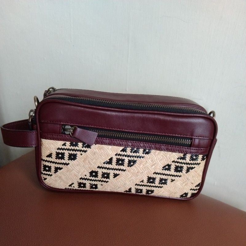 Jual tas kulit asli/Indang Apang galeri/tas wanita/tas pria | Shopee ...