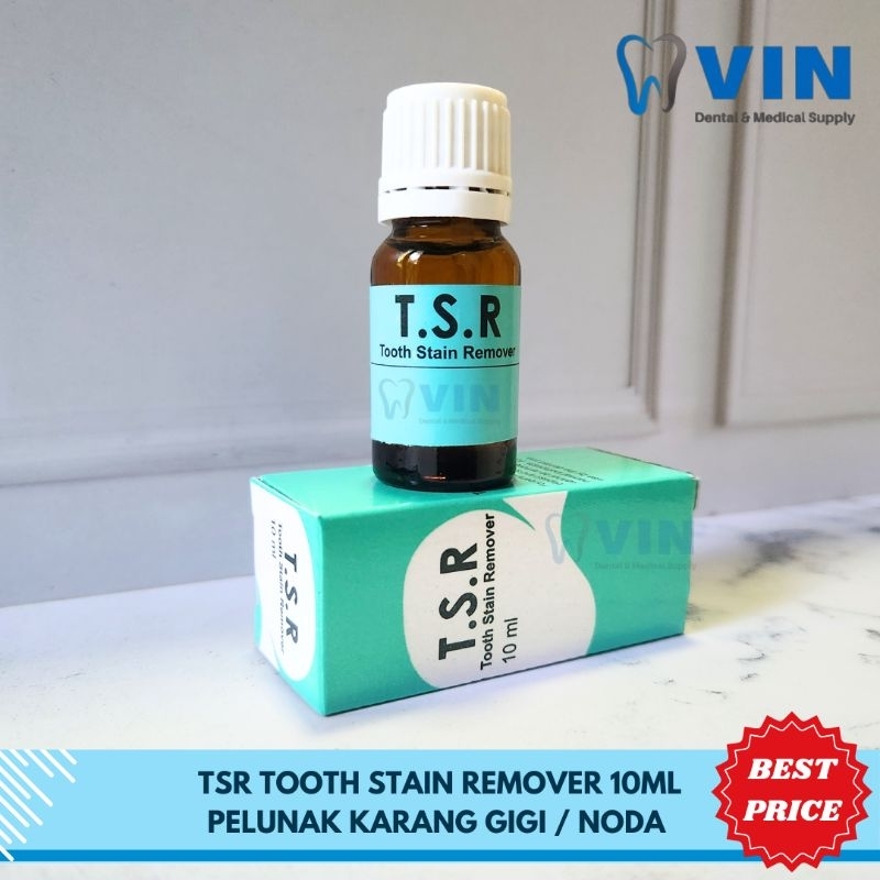 Jual TSR tooth stain remover oco pelunak karang gigi / penghilang stein noda hitam | Shopee ...