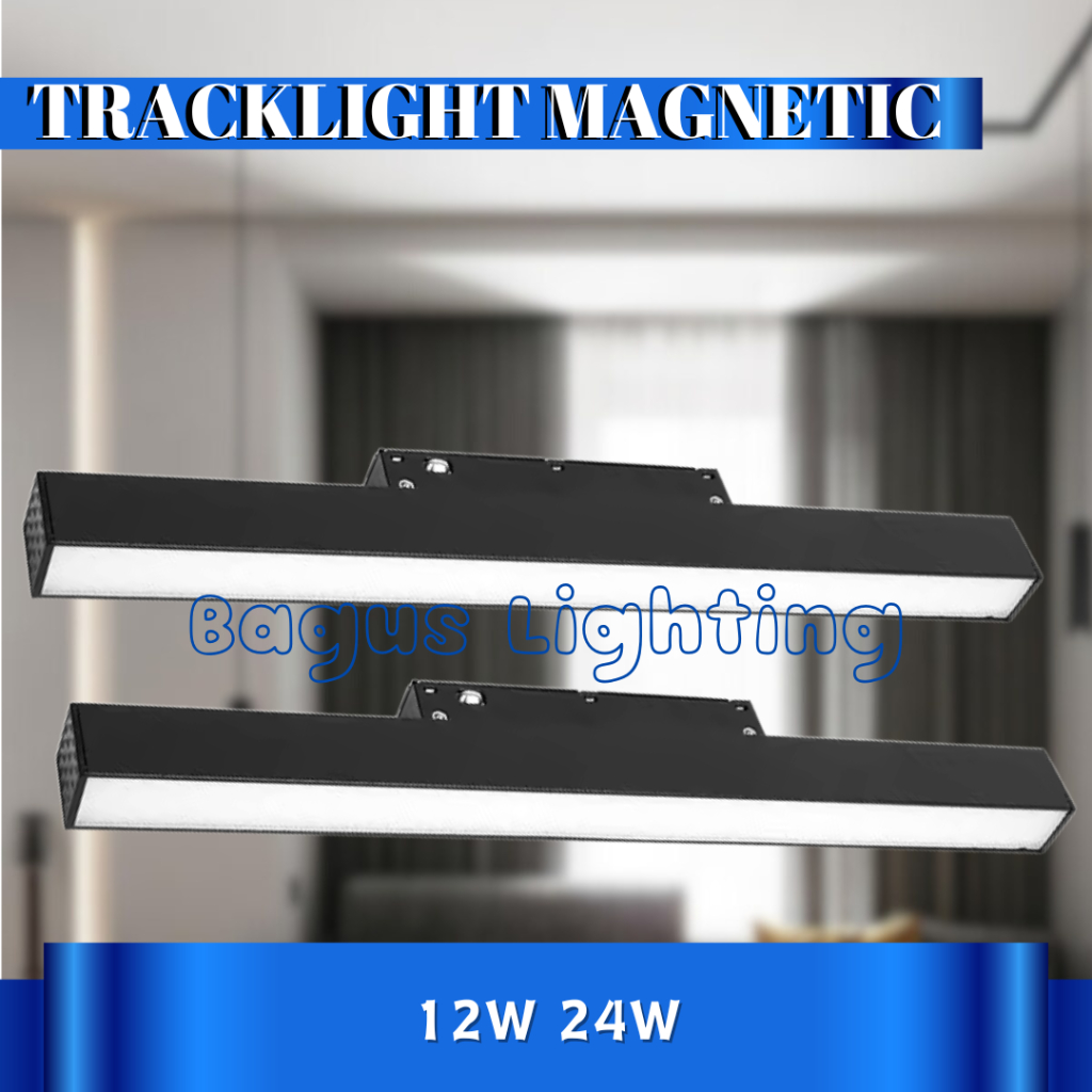 Jual Lampu Magnetic LED Flood Light Lampu Rel Track Magnetic Universal ...