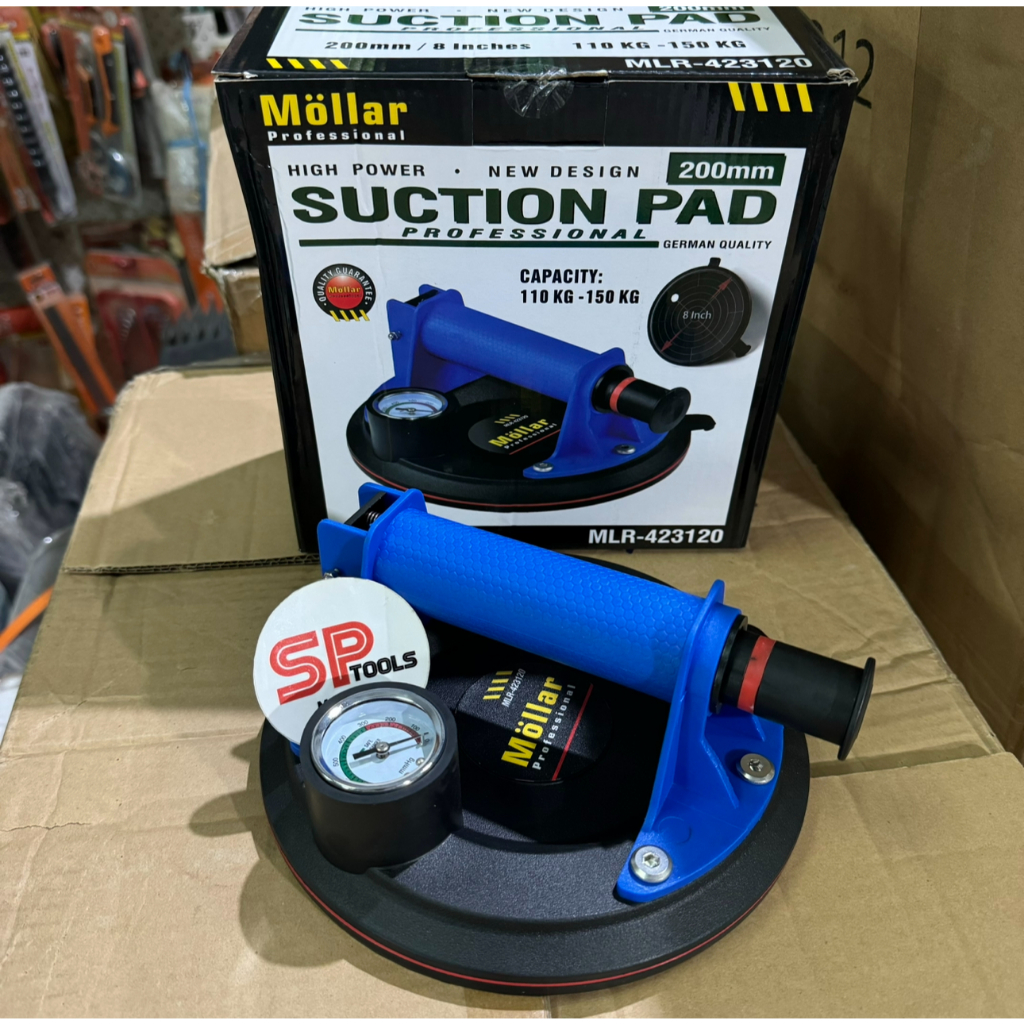 Jual ALAT KOP KACA MODEL POMPA VACUM SUCTION PAD 8" 8 INCH 110-150KG ...