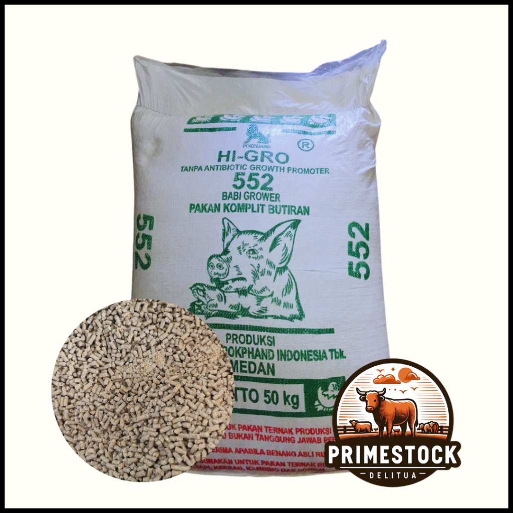 Jual Pakan Babi Repack 1 Kg 552 Pokphand - Komplit, Tanpa Antibiotik ...