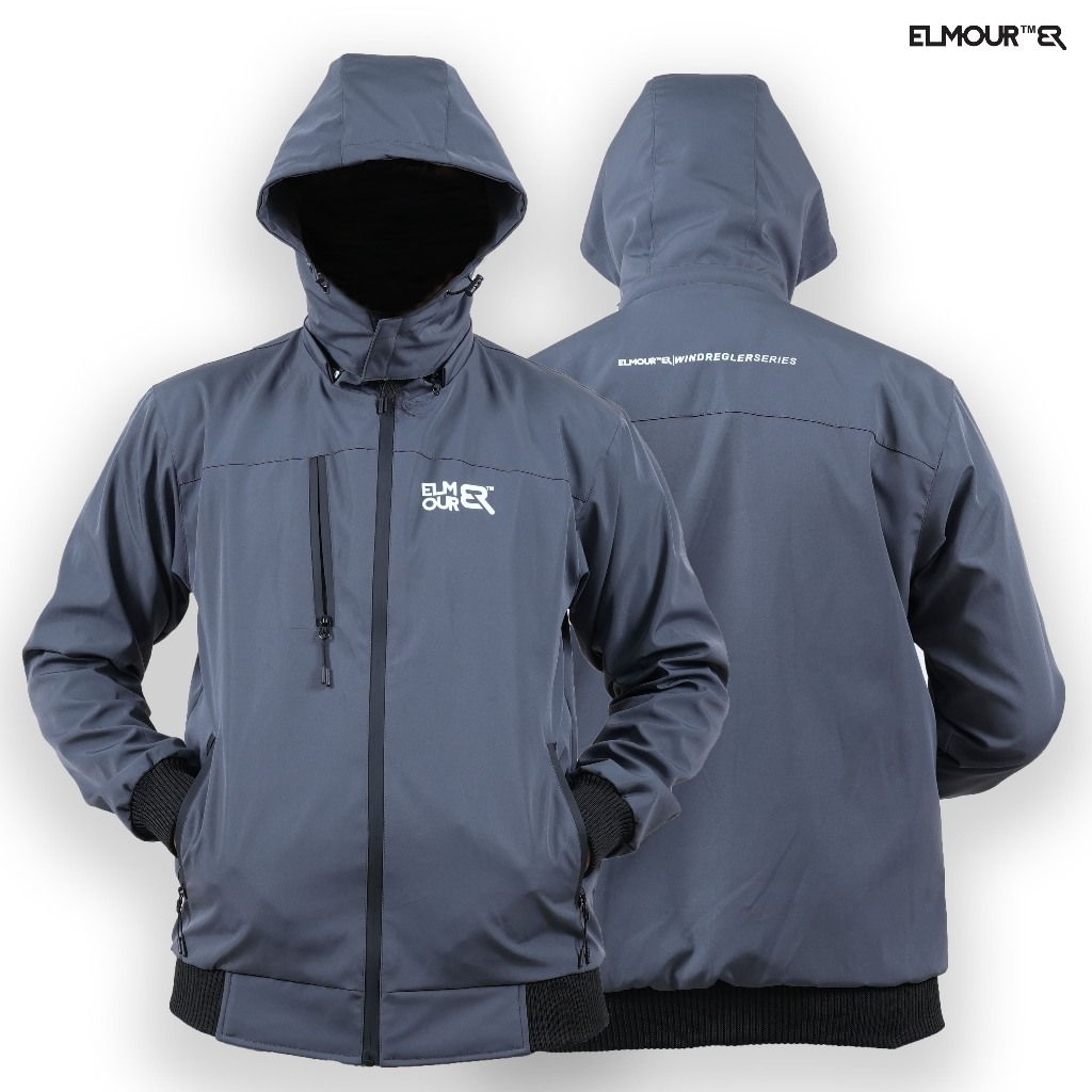 Jual Elmour Jaket Motor Pria Windbreaker Tahan Angin Goretex Windregler ...