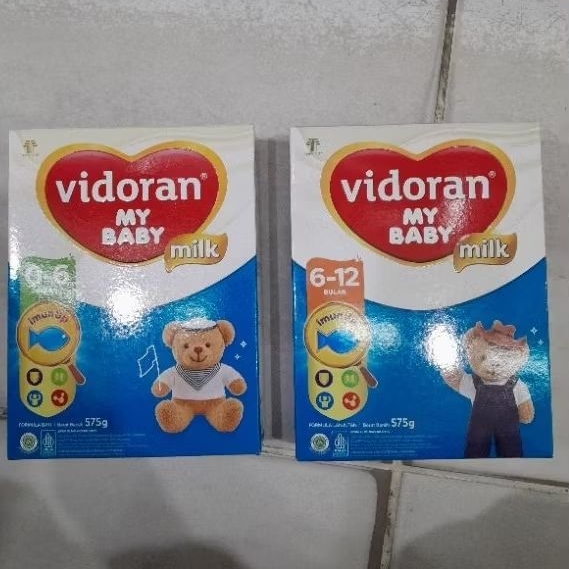 Jual Vidoran My Baby Milk susu bayi usia 0- 6 bulan / usia 6 - 12 bulan ...