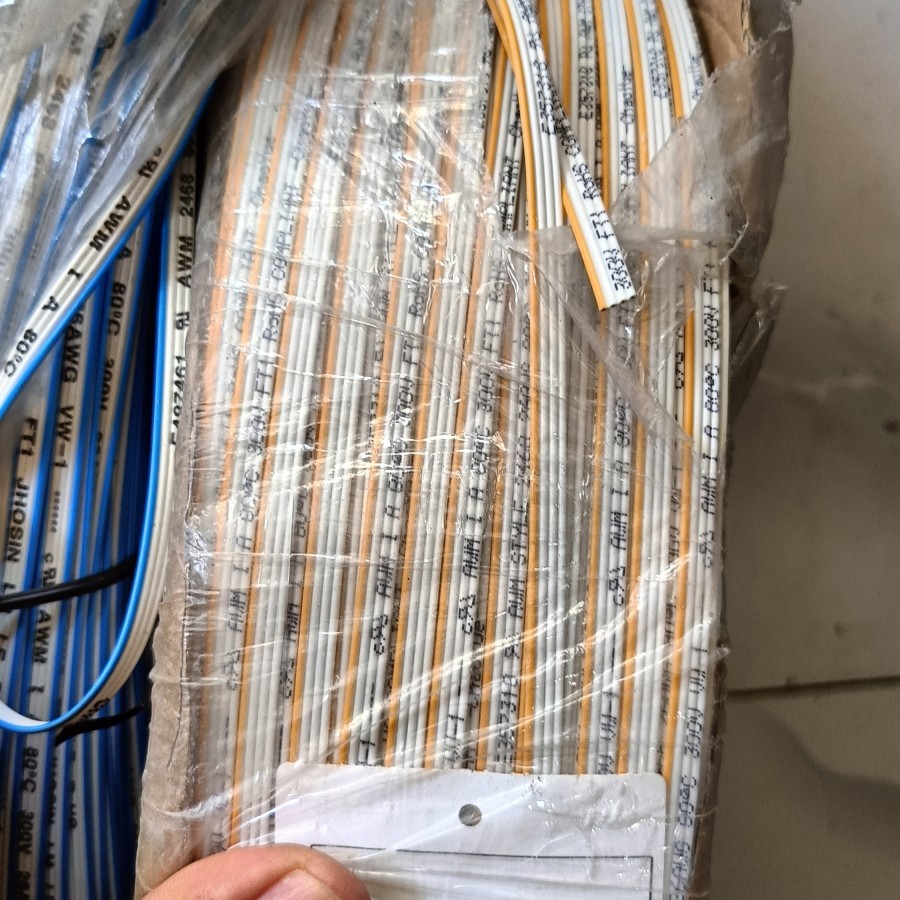 Jual 1meter KABEL PITA FLAT ISI 4 PIN HITACHI AWG 26 TEMBAGA ORIGINAL ...