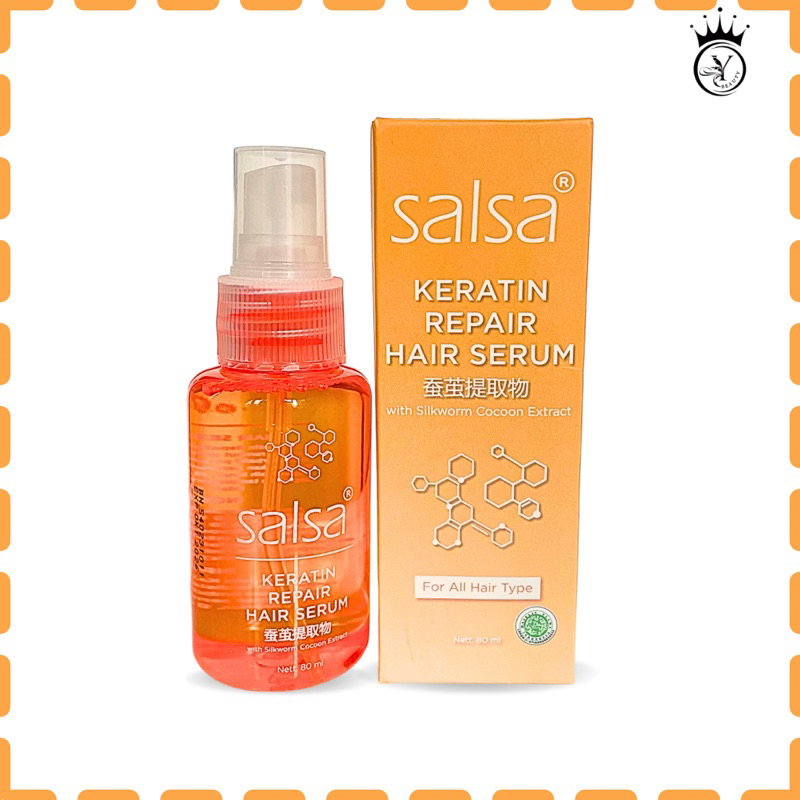 Jual Salsa keratin repair hair serum 80ml | Shopee Indonesia