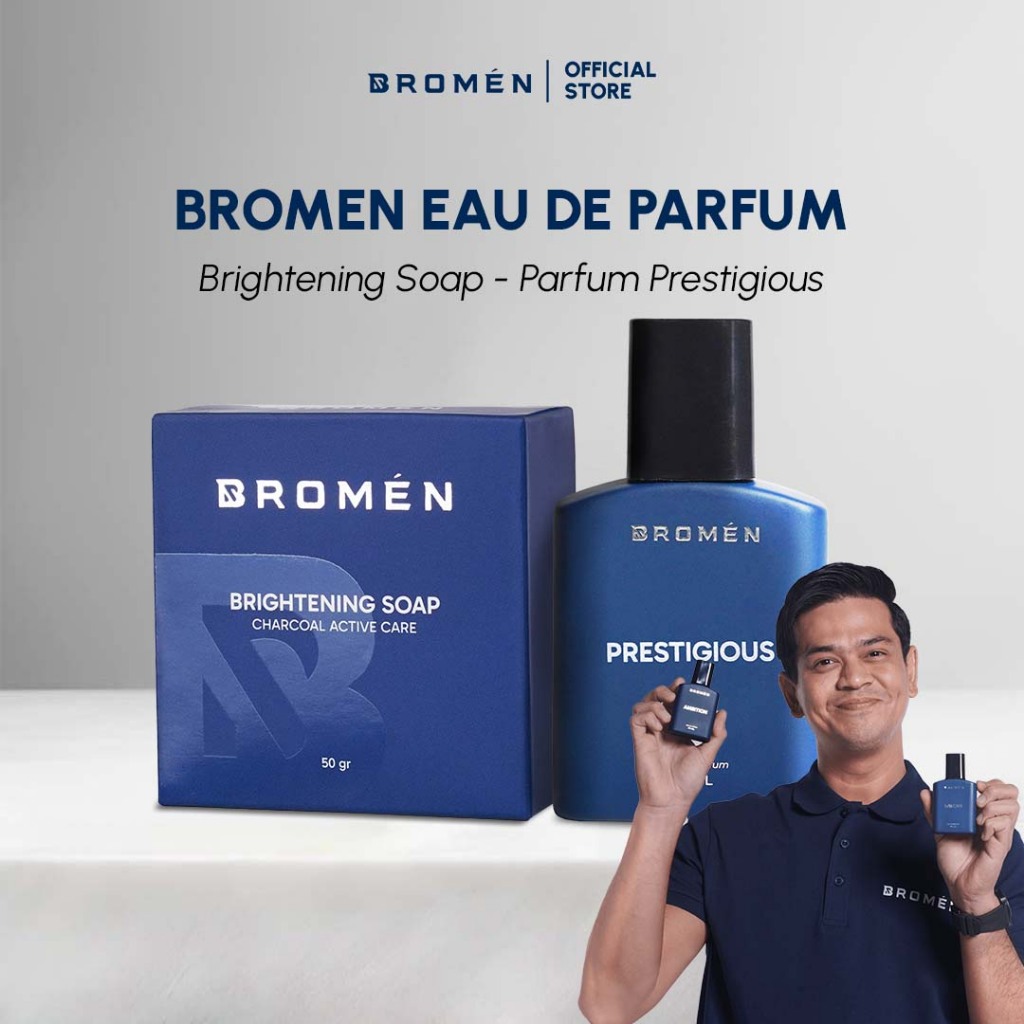 Jual BROMEN - Brightening Soap dan Eau De Parfum Prestigious (Paket ...