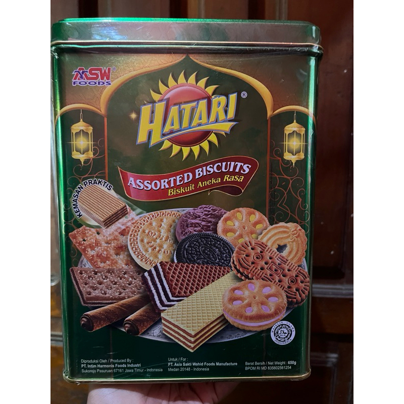 Jual Hatari assorted biscuits aneka rasa 650g | Shopee Indonesia