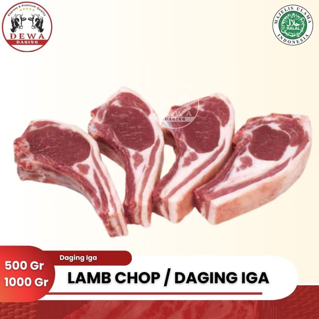 Jual Daging Iga Domba | Lamb Chop | Daging Domba | Shopee Indonesia