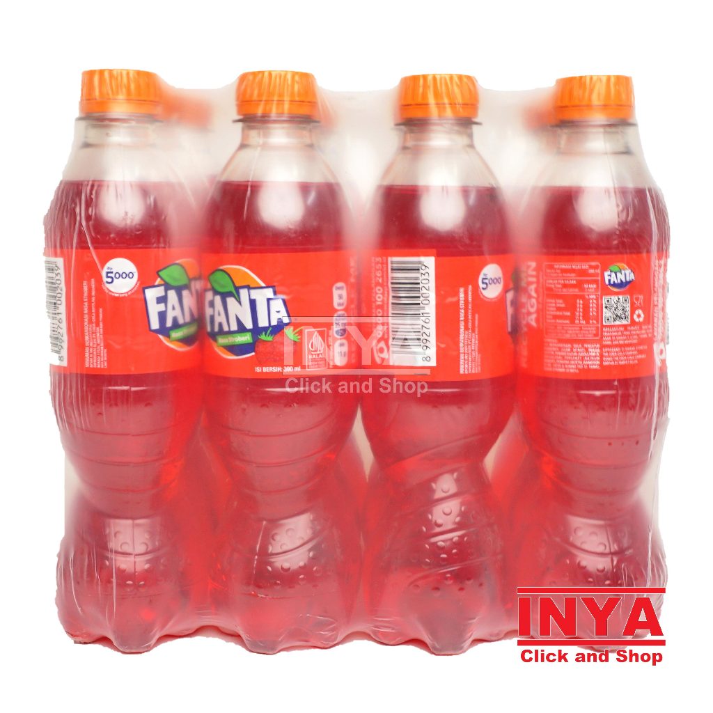 Jual Fanta Rasa Strawberry 12x390ml - Minuman Soda - Soft drink ...