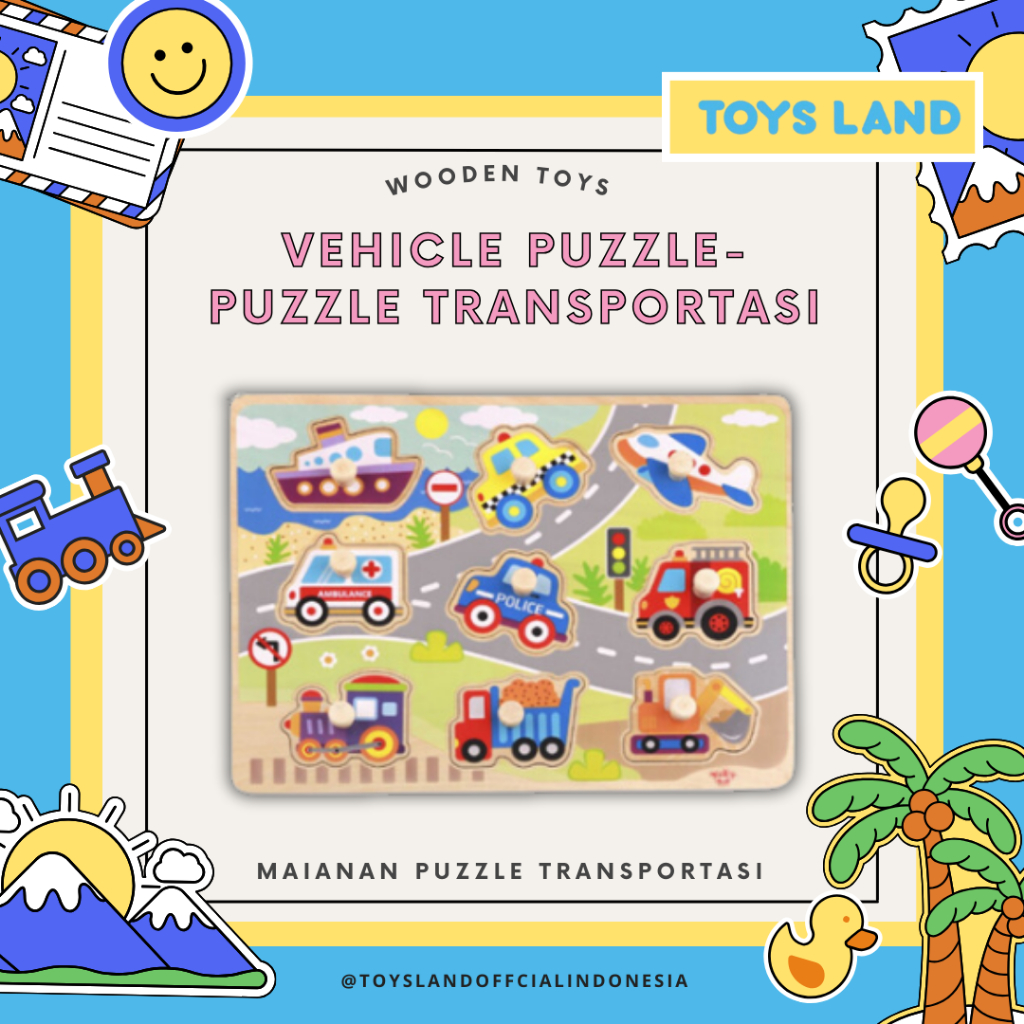 Jual Mainan Anak/Mainan Edukasi Anak Mainan kayu Wooden Toys Puzzle ...