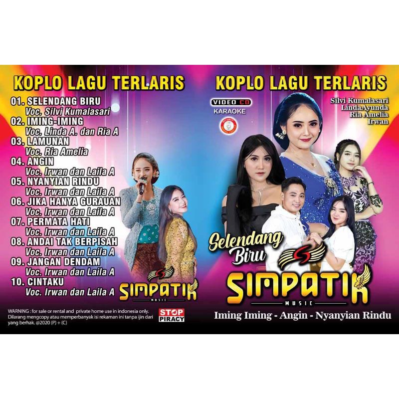 Jual KASET VCD DVD KARAOKE SIMPATIK SELENDANG BIRU / DAFABISNIS | Shopee Indonesia
