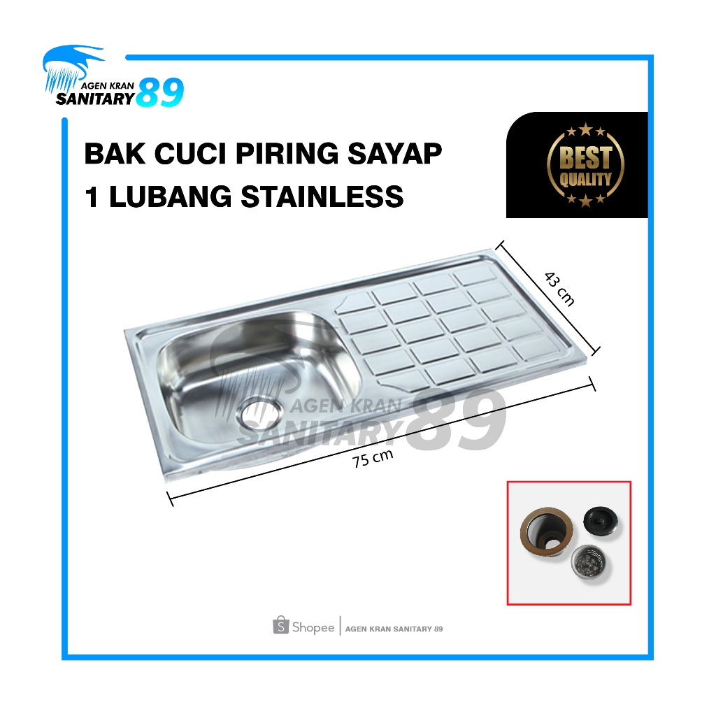 Jual BAK CUCI PIRING MURAH/BAK CUCI PIRING STAINLESS/BAK CUCI PIRING ...
