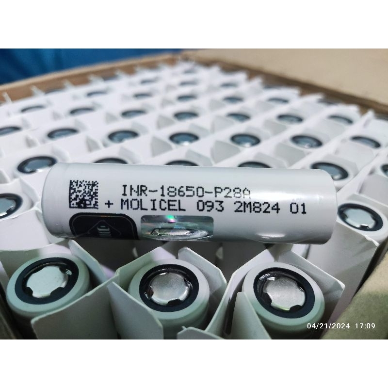 Jual (Original) Battery Baterai Molicel P28A INR 18650 2800mAh 35A Authentic by Molicel - Grade ...