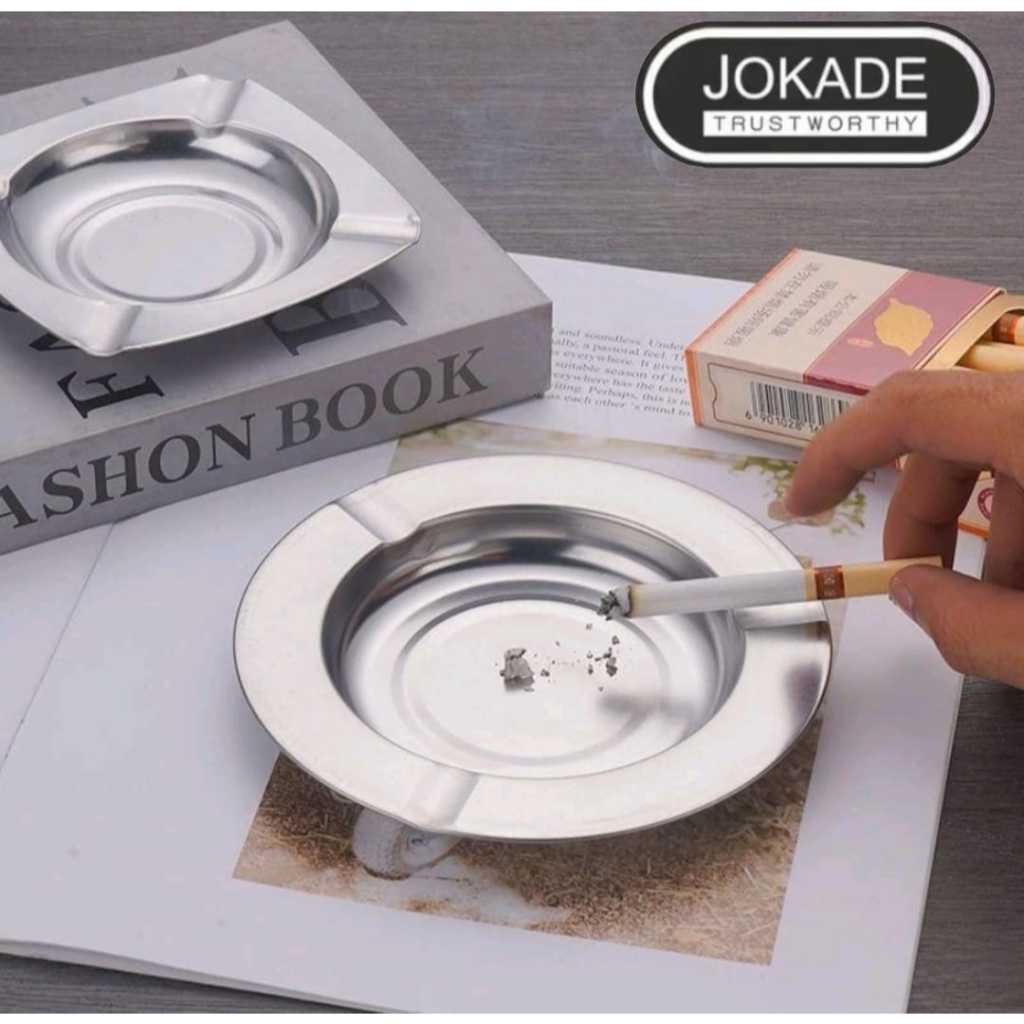 Jual Asbak Rokok Stainless Bulat asbak besi asbak murah | Shopee Indonesia