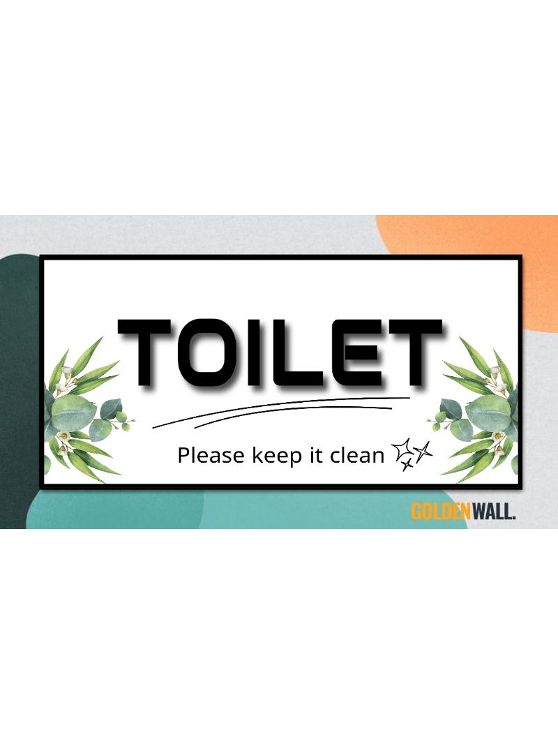 Jual Wall Decor Hiasan Dinding Papan Tanda Sign In TOILET | Shopee ...