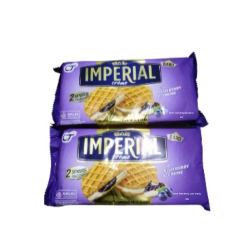 Jual IMPERIAL CREME Biskuit Susu Blueberry & Creme 162gram 1 Pcs ...