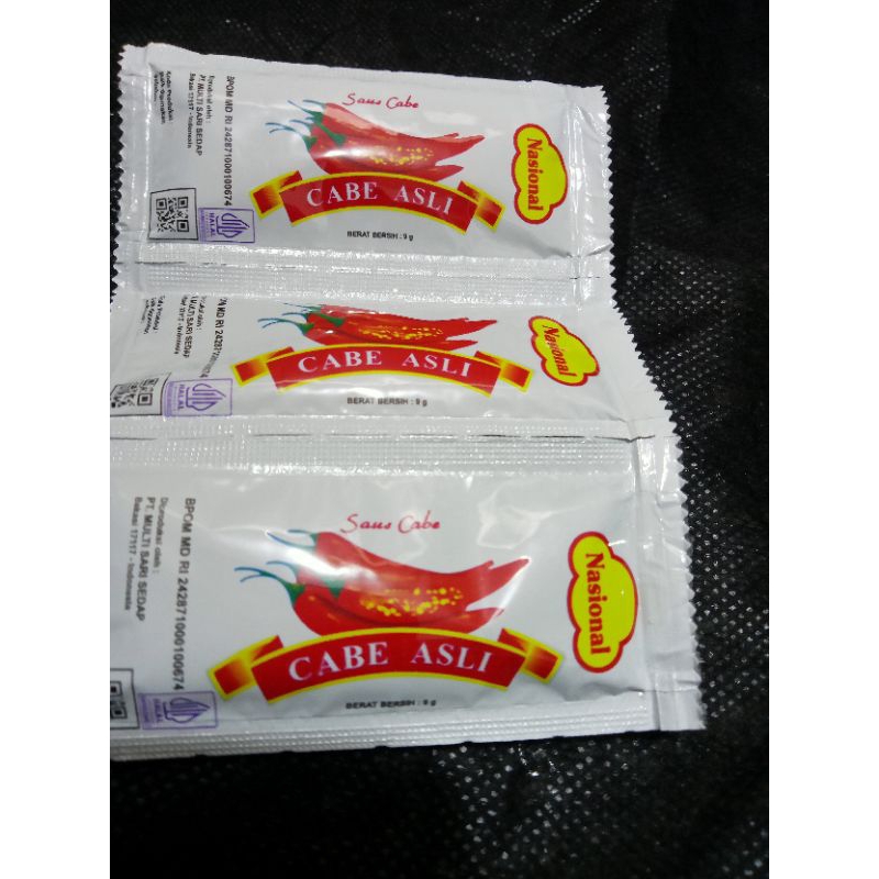 Jual SAUS CABE NASIONAL SACHET 9 GRAM | Shopee Indonesia