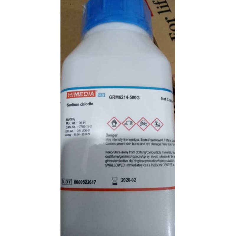 Jual sodium chlorite (NaClO2) 10 gram pro analis | Shopee Indonesia