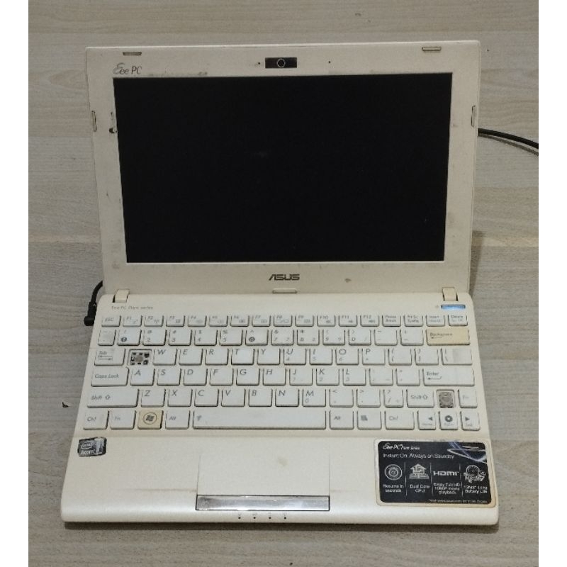 Jual Notebook Asus Eee PC 1025C Intel atom DDR3 kondisi mesin nyala ...