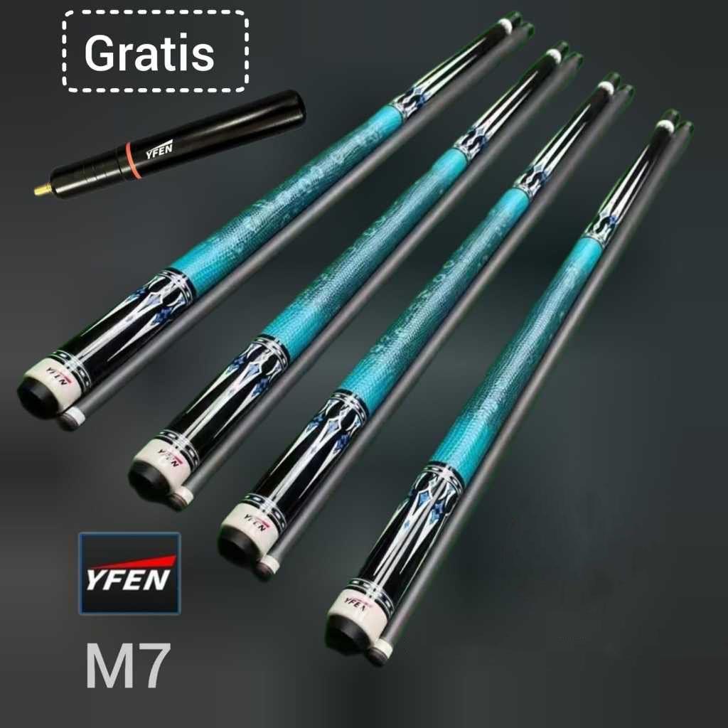 Jual YFEN Stick Billiard Carbon YFEN M7 Series White and Black Edition ...