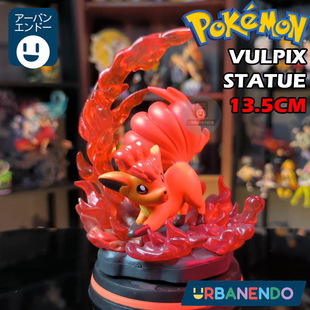 Jual Action Figure Pokemon Vulpix Merah Statue Ukuran 13.5cm | Shopee ...