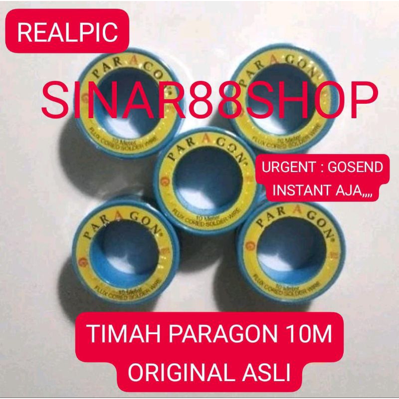Jual Hrg 1 roll 10m ORIGINAL TIMAH PARAGON KECIL SOLDER 60/40 0.8mm ...