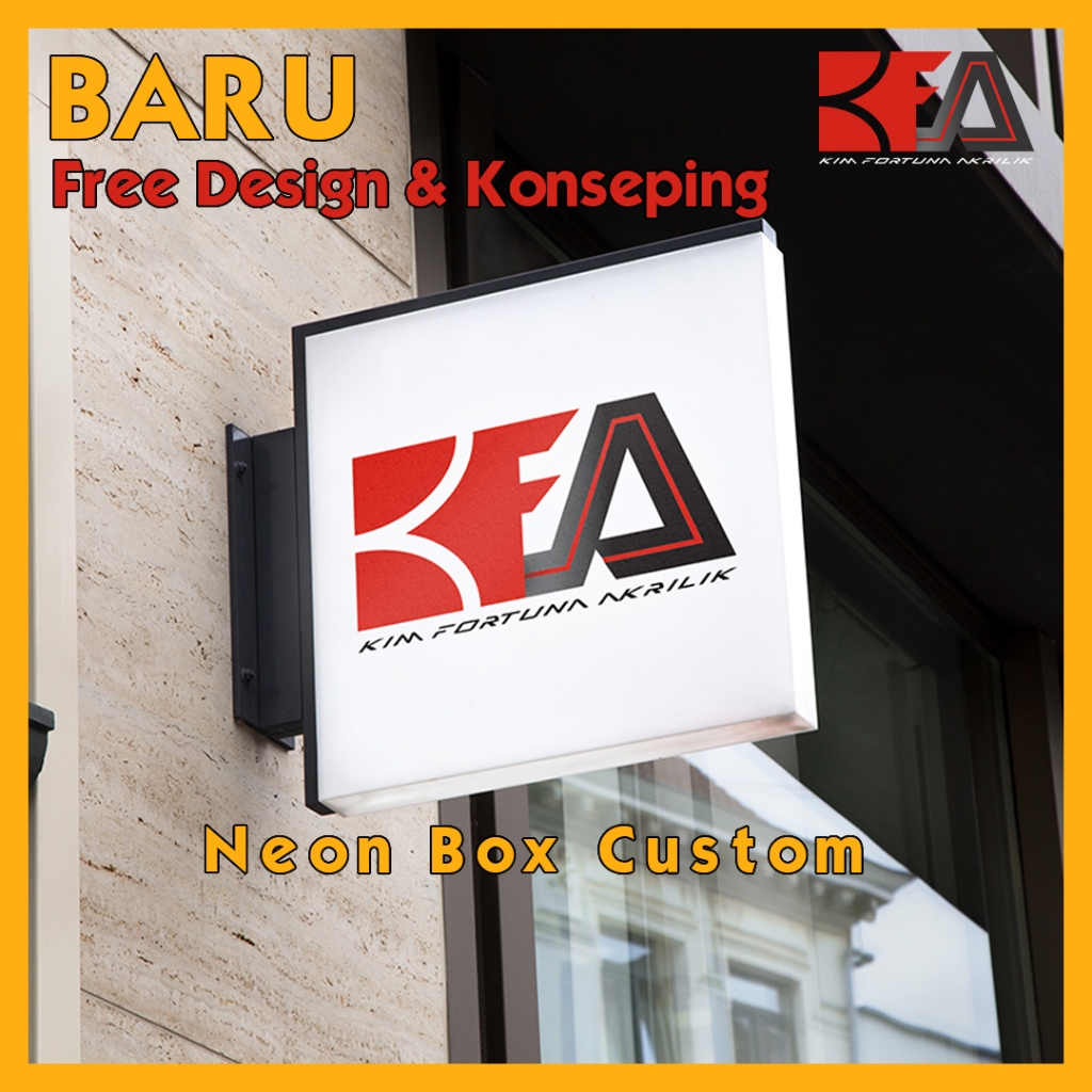 Jual Custom Neon Box | Neon Box Kotak | Neon Box Bulat | Neon Box ...
