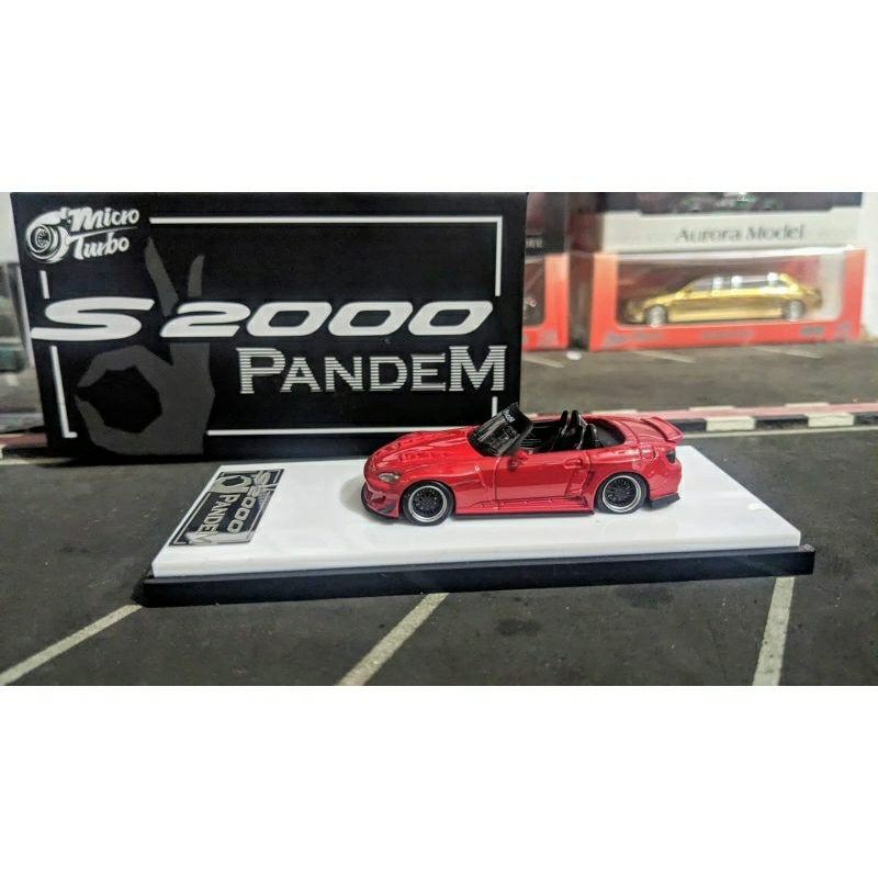Jual Miniscale Micro Turbo Pandem Honda S2000 Red | Shopee Indonesia