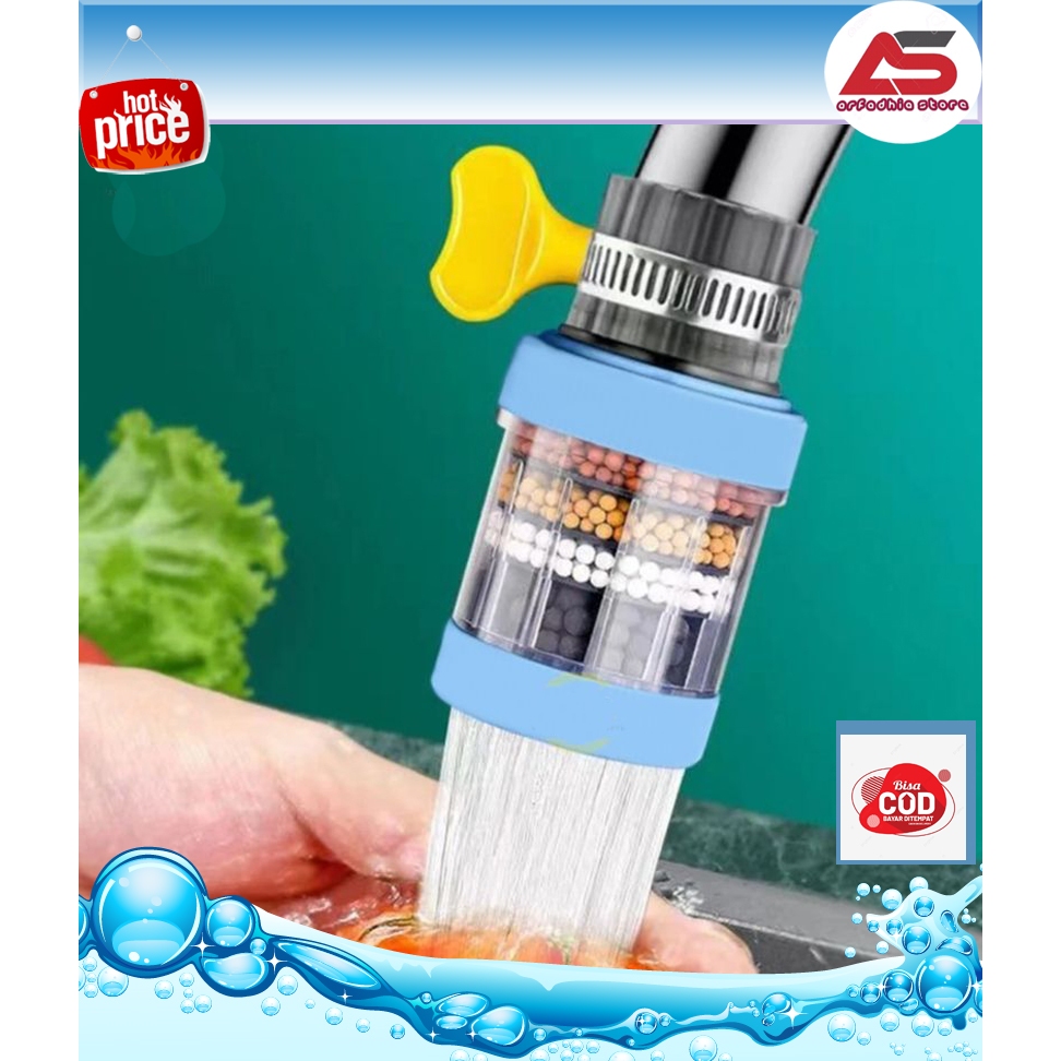 Jual NEW Six Layer Water Filter, Filter Air Lapis Susun dengan Klem ...