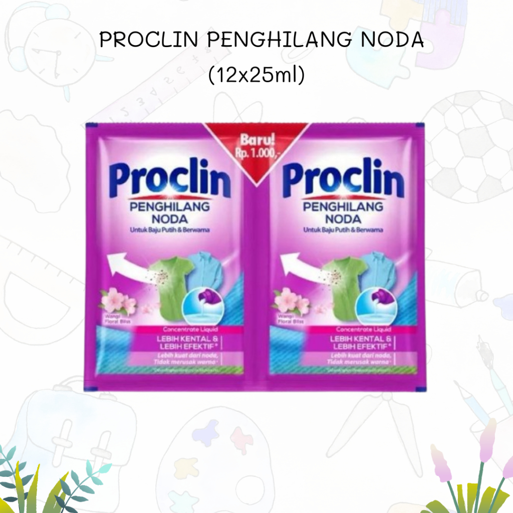 Jual PROCLIN SACHET PENGHILANG NODA 12x25ml (1Renceng) | Shopee Indonesia