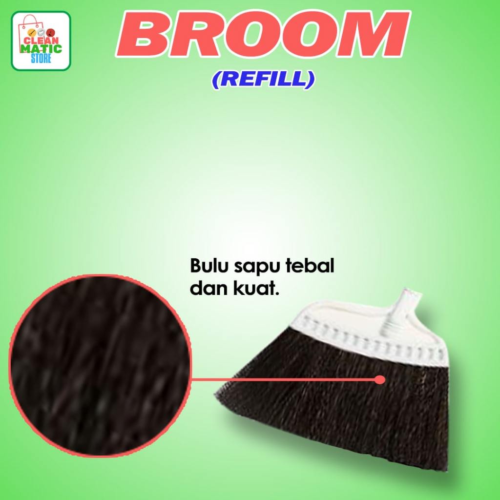 Jual Clean Matic - Kepala Sapu Broom Refill | Shopee Indonesia