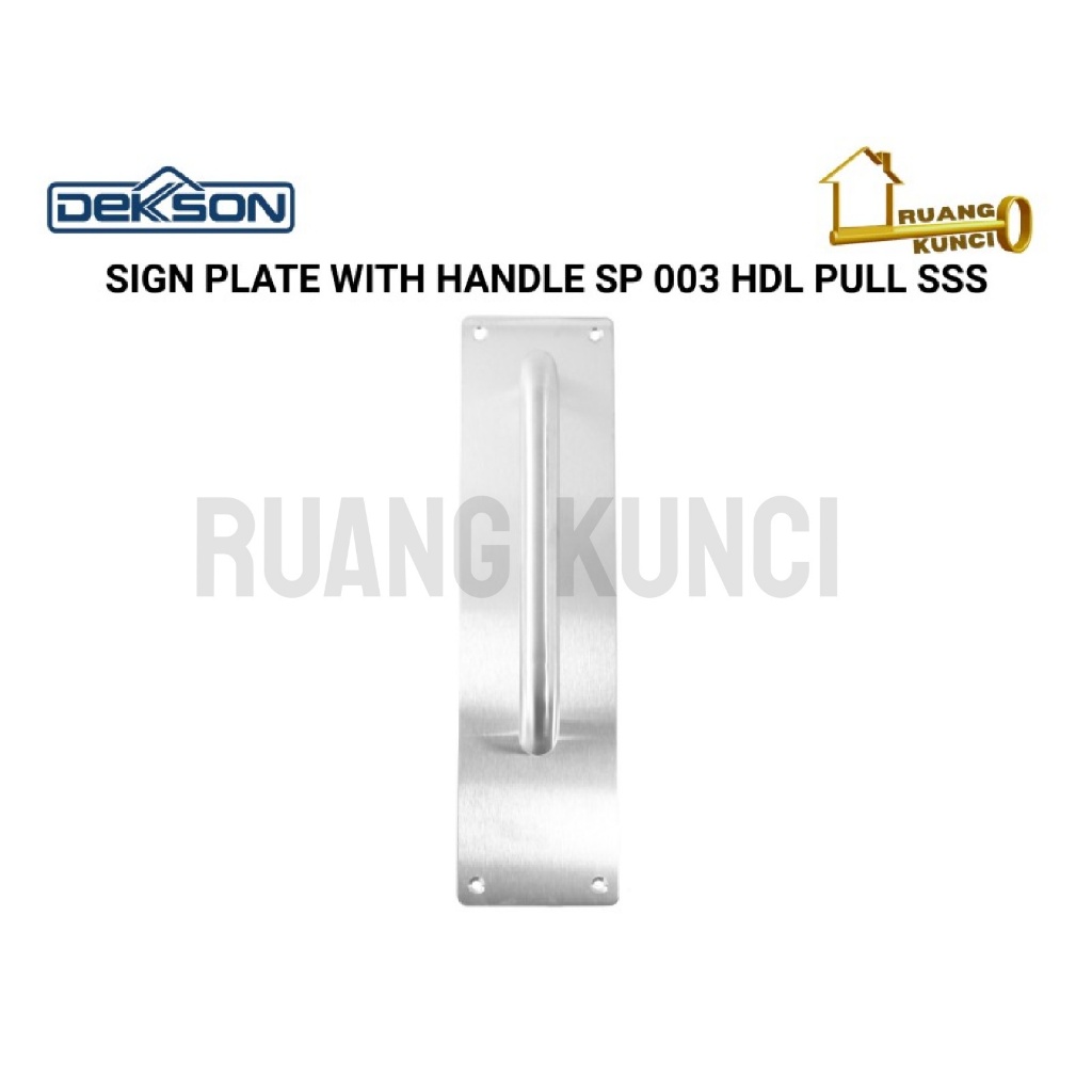Jual Sign Plate Dekkson SP 003 HDL SSS Tarikan Pintu Plate Dekson | Shopee Indonesia