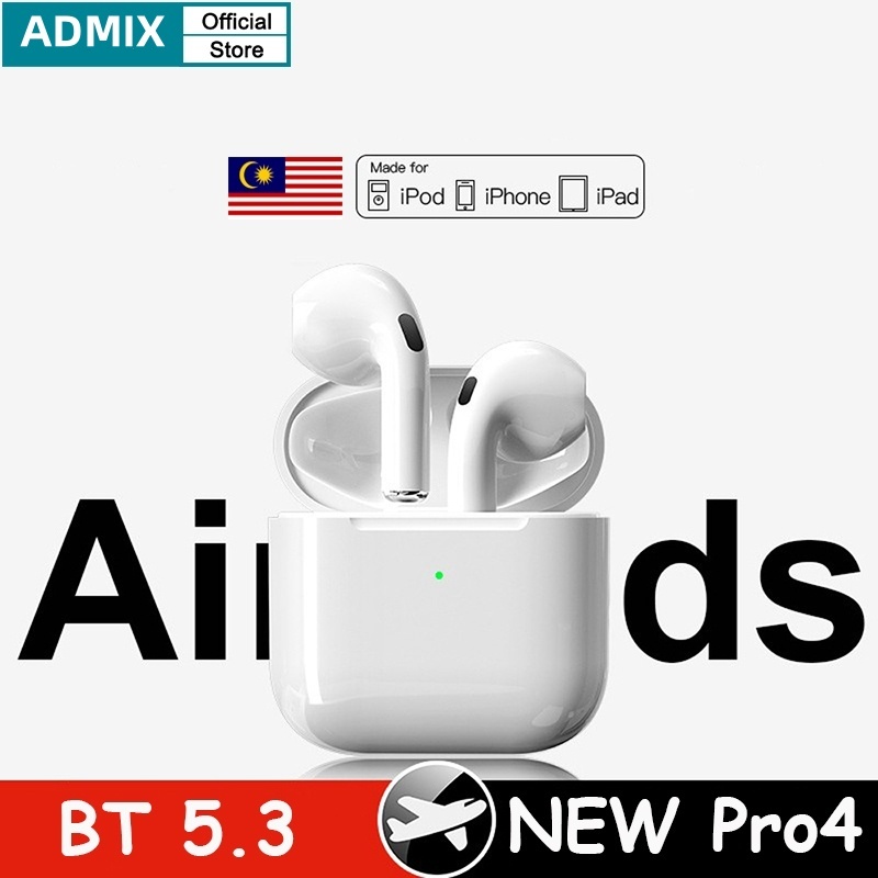 Jual Pro4 TWS Wireless Earphones Bluetooth 5.3 Mini Earbuds with ...