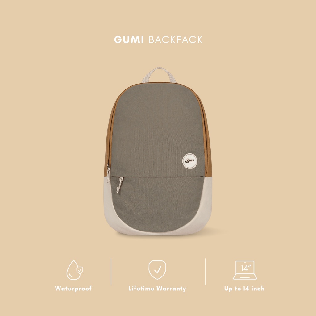Jual Bigmo Tas Ransel Wanita Water Resistant Water Proof Gumi Chestnut ...