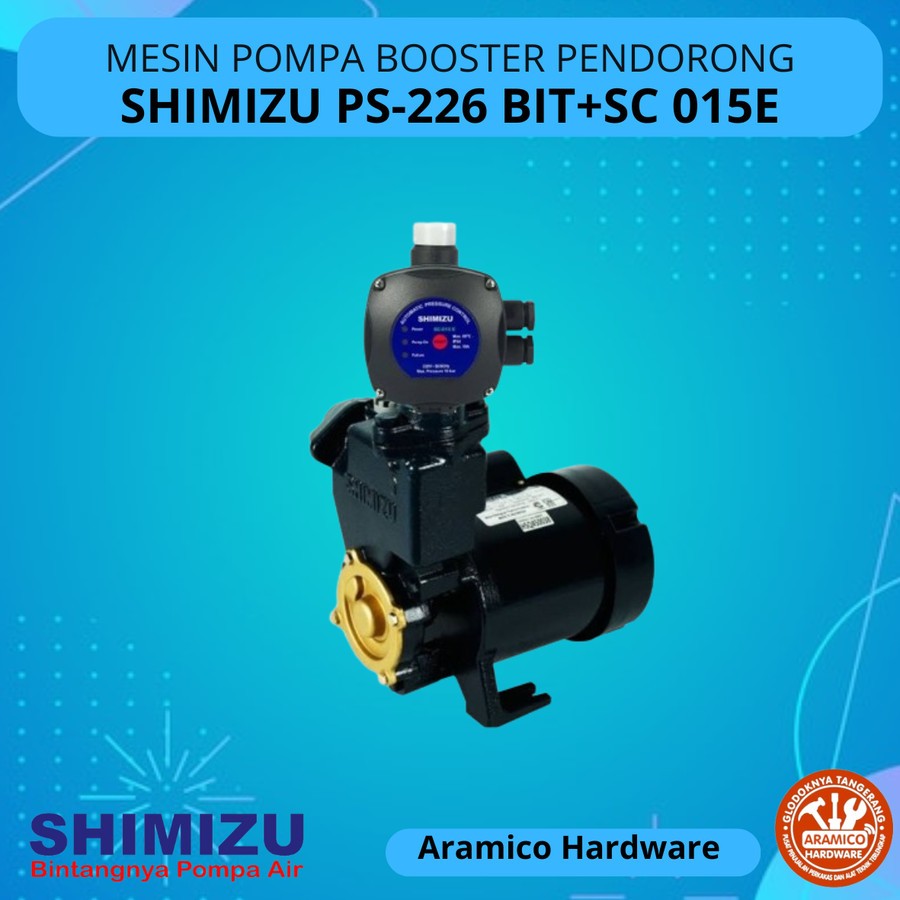 Jual Pompa Booster Pendorong SHIMIZU PS 226 BIT+Pressure Control SC 015 ...