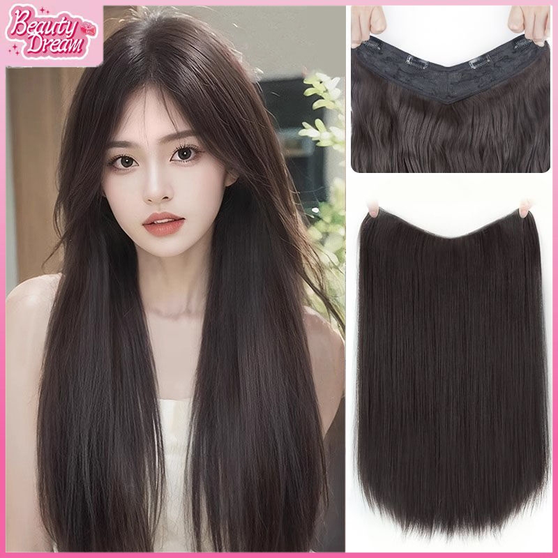 Jual FOCANO Hair Clip Rambut Palsu Lurus 60cm/HairclipLurus Panjang ...