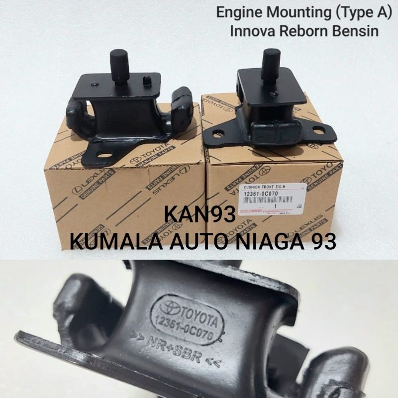 Jual ENGINE MOUNTING INNOVA REBORN BENSIN ORIGINAL 12361-OCO70 | Shopee ...