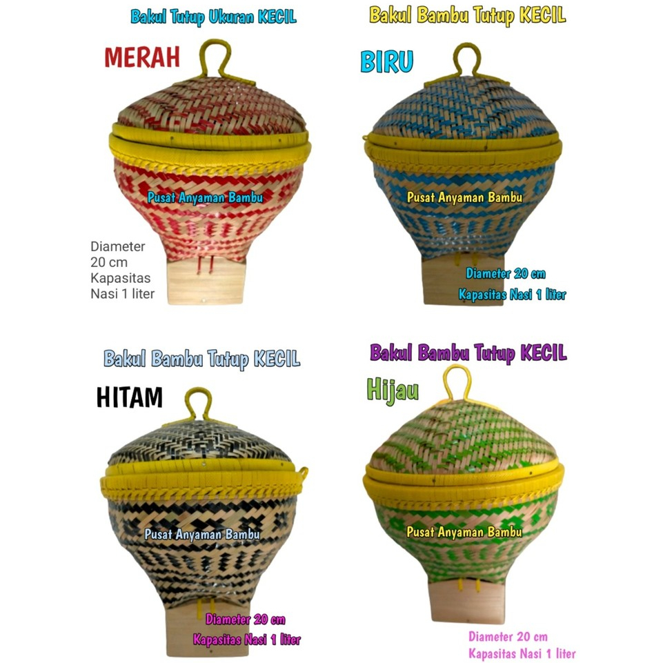 Jual Bakul Nasi model tutup bakul atau wakul mewah boboko tempat nasi ...