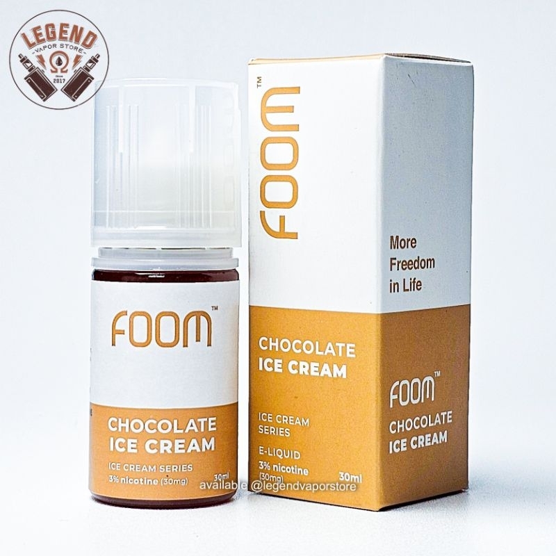 Jual SALT NIC - LIQUID FOOM Chocolate Ice Cream 30ML 30MG AUTHENTIC ...