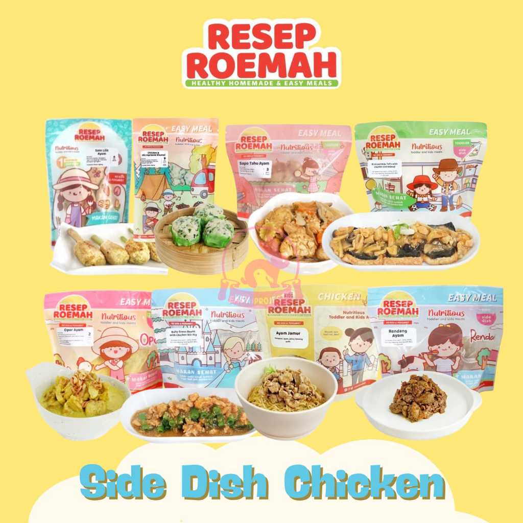 Jual RESEP ROEMAH FROZEN SIDE DISH CHICKEN AYAM/ MAKANAN SIAP SAJI ...