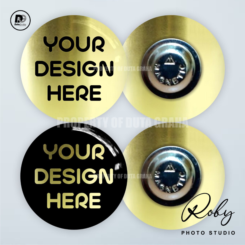 Jual [CUSTOM] PIN MAGNET KUNINGAN RESIN Pin Bros Aksesoris Souvenir ...