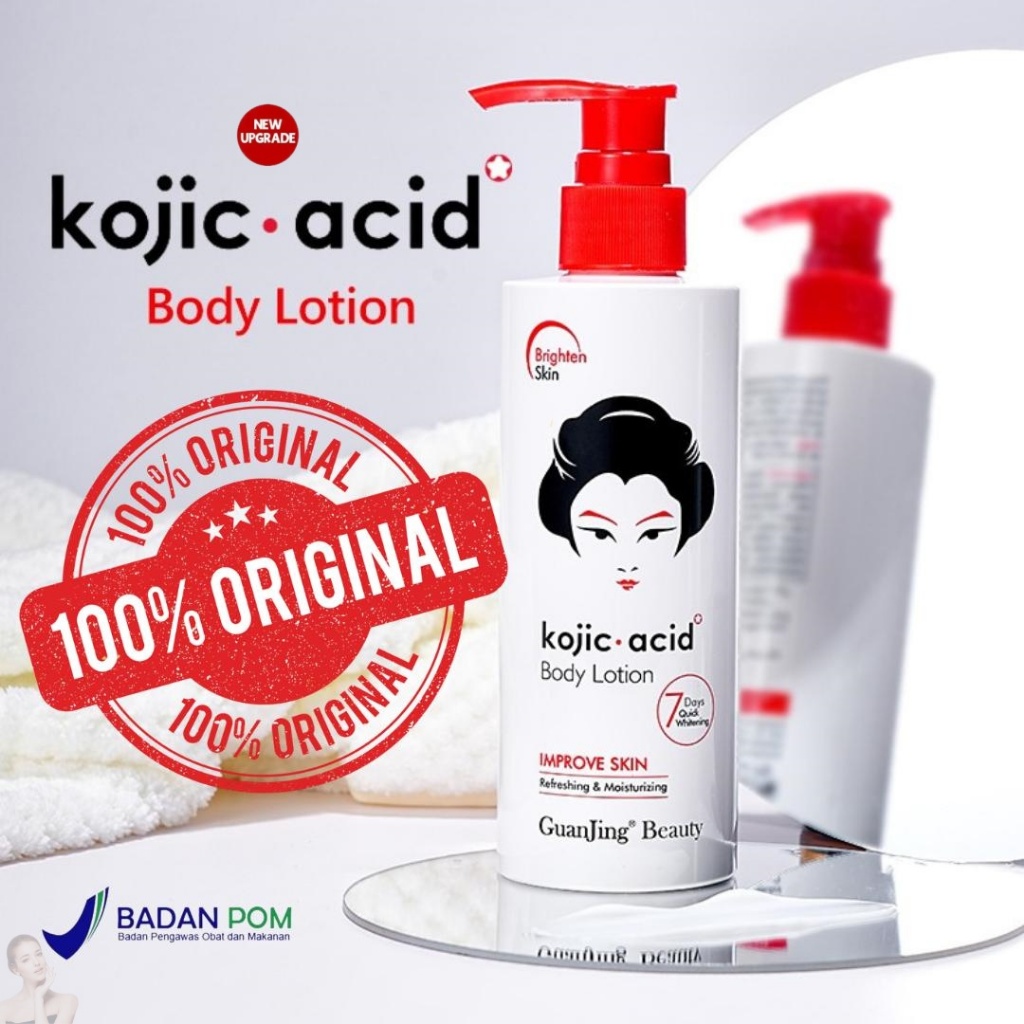 Jual GUANJING Kojic Acid san Body Lotion 230g - Hand&body lotion ...