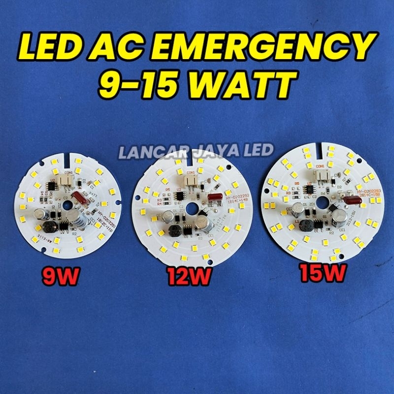 Jual PCB LED AC EMERGENCY (BM) 9,12,15W ~Lancar Jaya Led~ | Shopee ...
