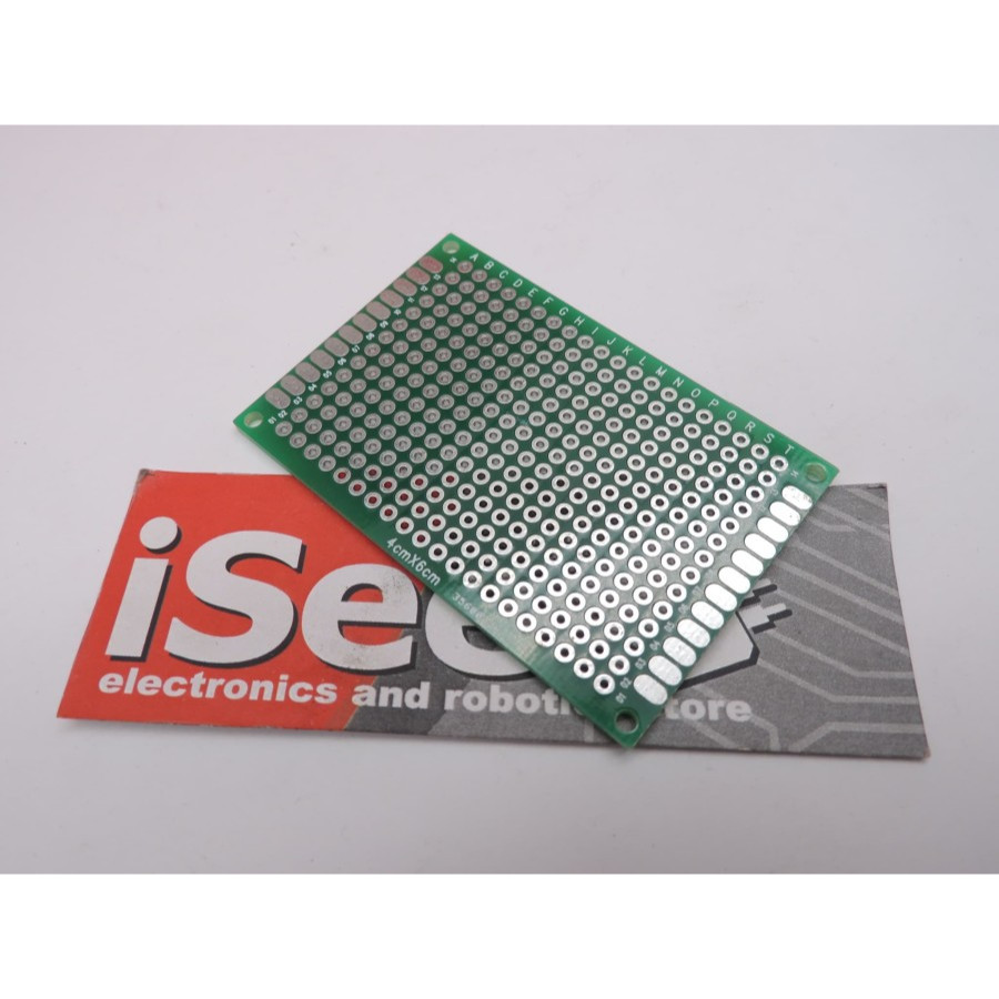 Jual PCB Dot Matrix lubang Double Layer Through Hole 4x6cm FR4 ...