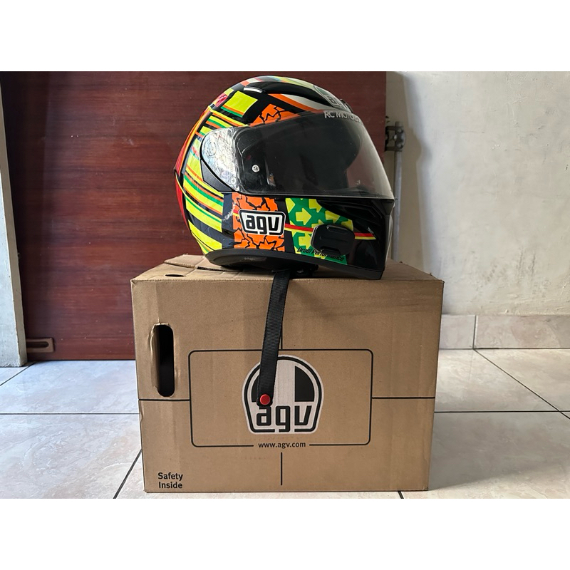 Jual helm agv k3sv elements second | Shopee Indonesia