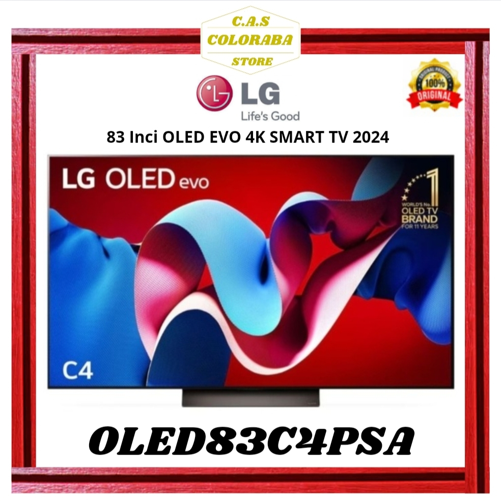 Jual TV LG OLED83C4PSA SMART TV 83 INCH OLED LED 4K UHD OLED83 OLED83C4 ...