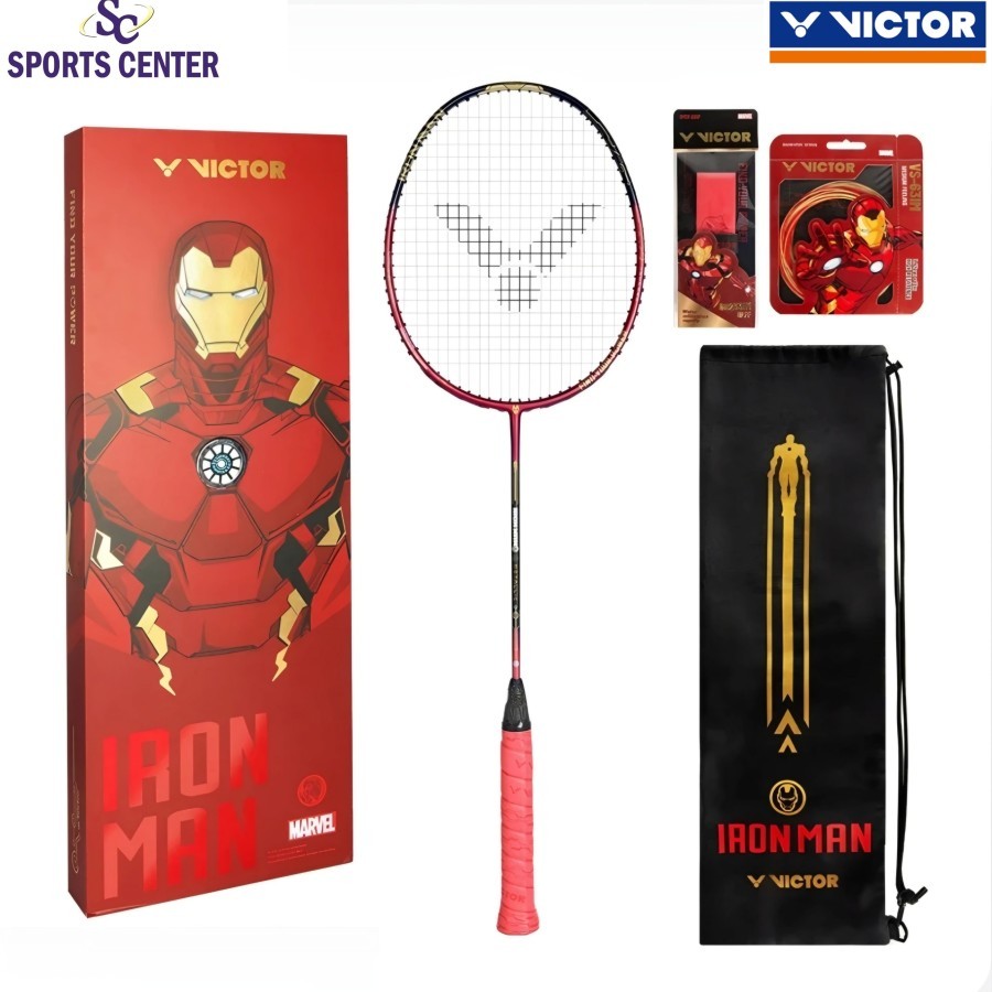 Jual Limited Edition Gift Box Set Raket Badminton Victor x IRON MAN ...